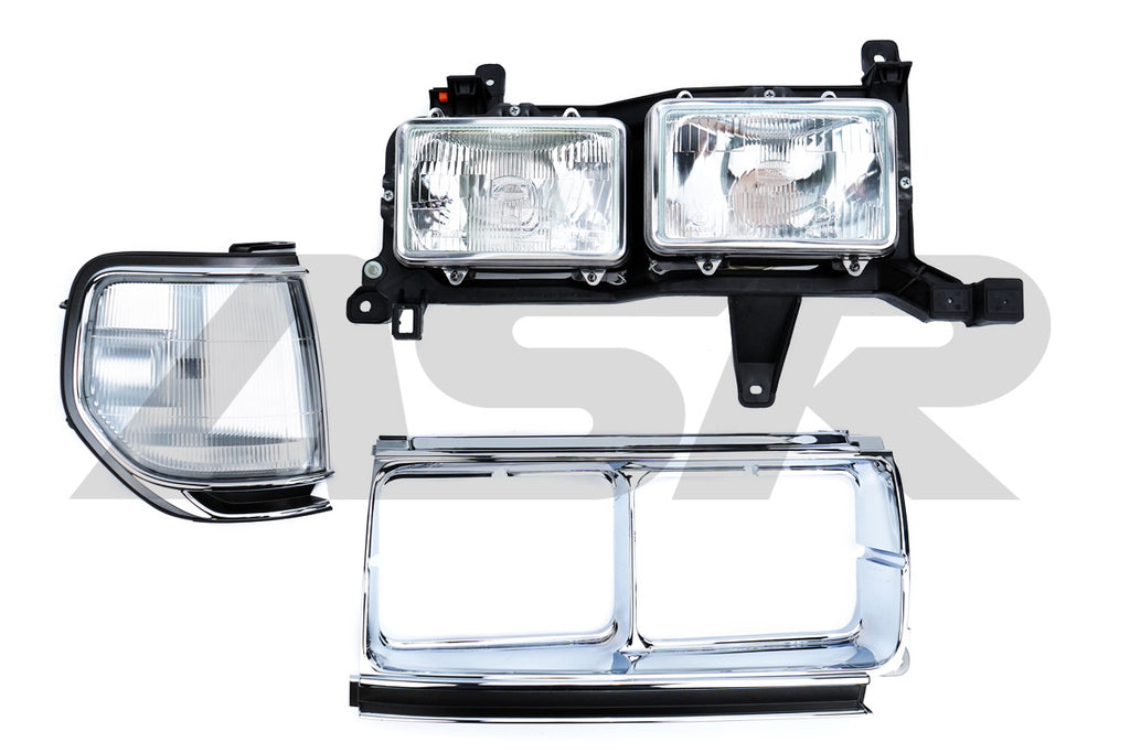 Land Cruiser 80 QUAD Headlight Kit – ASR Parts
