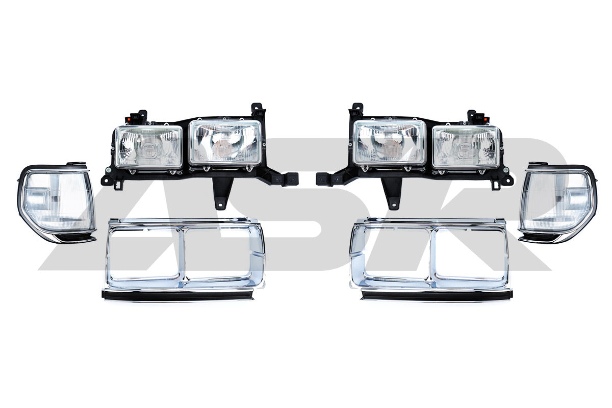 Land Cruiser 80 QUAD Headlight Kit – ASR Parts